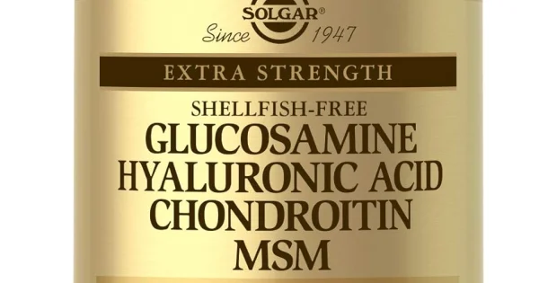 Solgar Glucosamine Hyaluronic Acid Chondroitin Msm Shellfish Free 60 ...